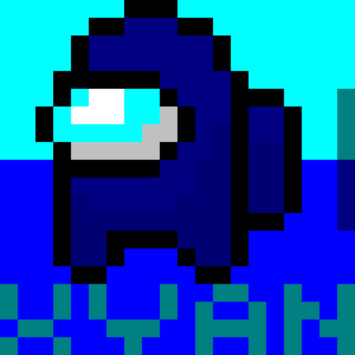 Pixilart - My Mini Crewmate Xyan by OxobSans