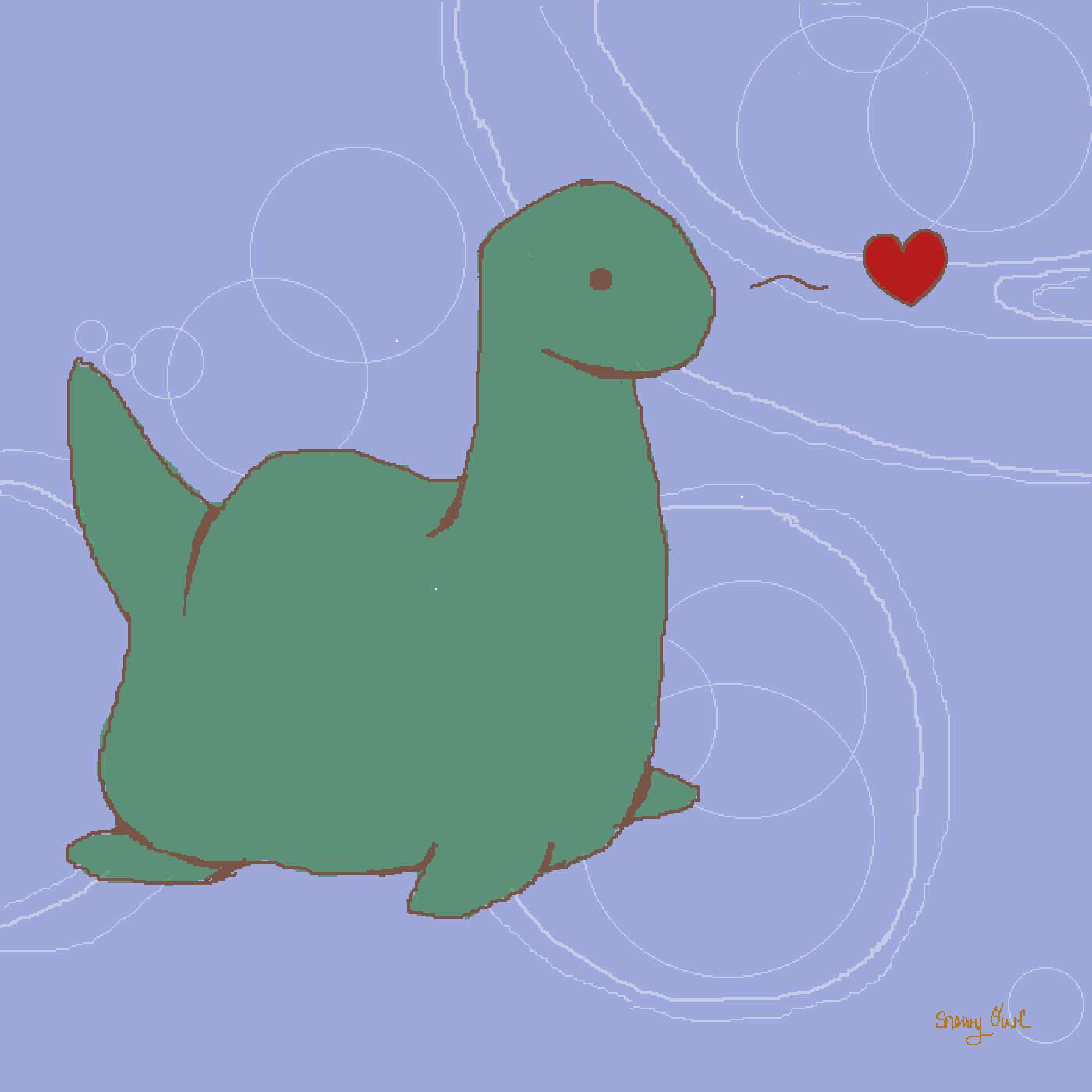 Pixilart - Nessie by SnowyOwl