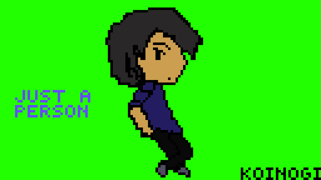 Pixilart - Just a person by KoiNogi