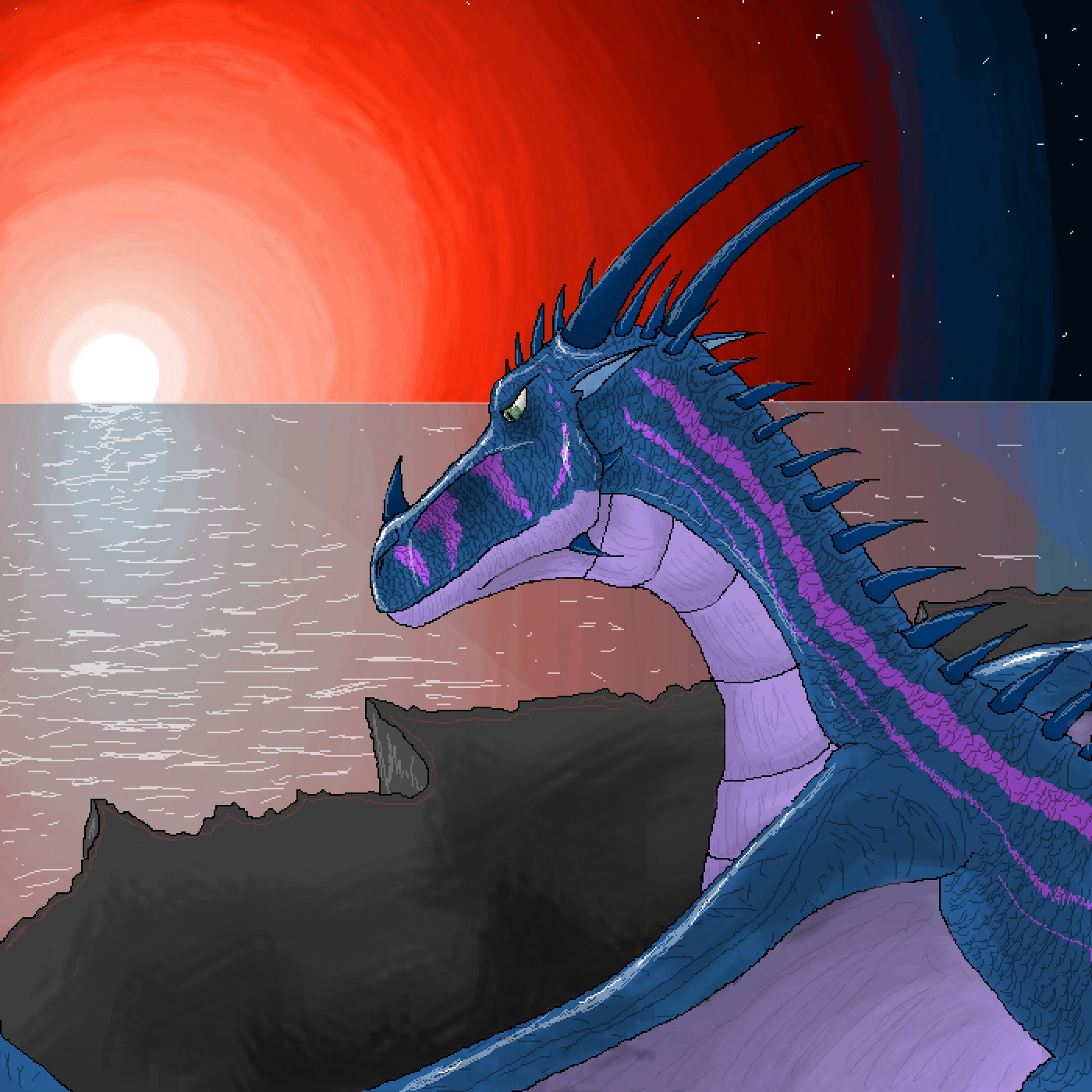 Pixilart - Sunset by iiWyv3rn106