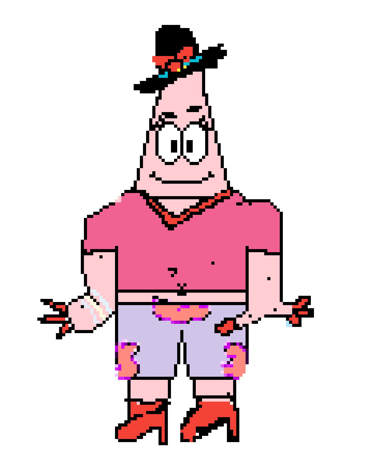 Patrick Star As A Girl Female Muscle Clip 867 The Patrick Star Show