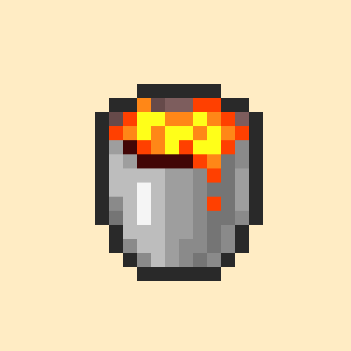 Pixilart - Minecraft Lava by 24946