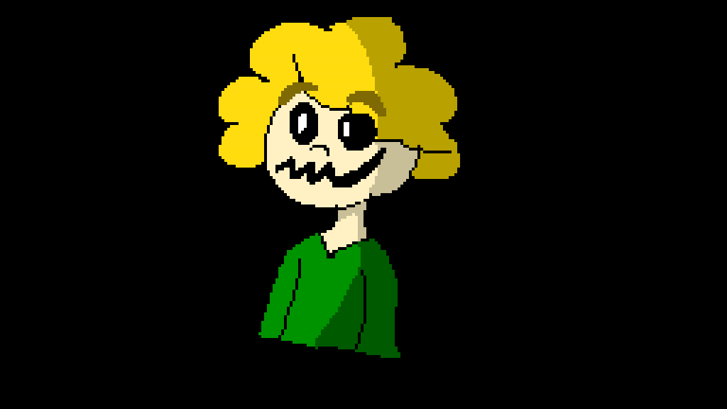 Pixilart - Flowey Human (QUICK) by bl4st0ff