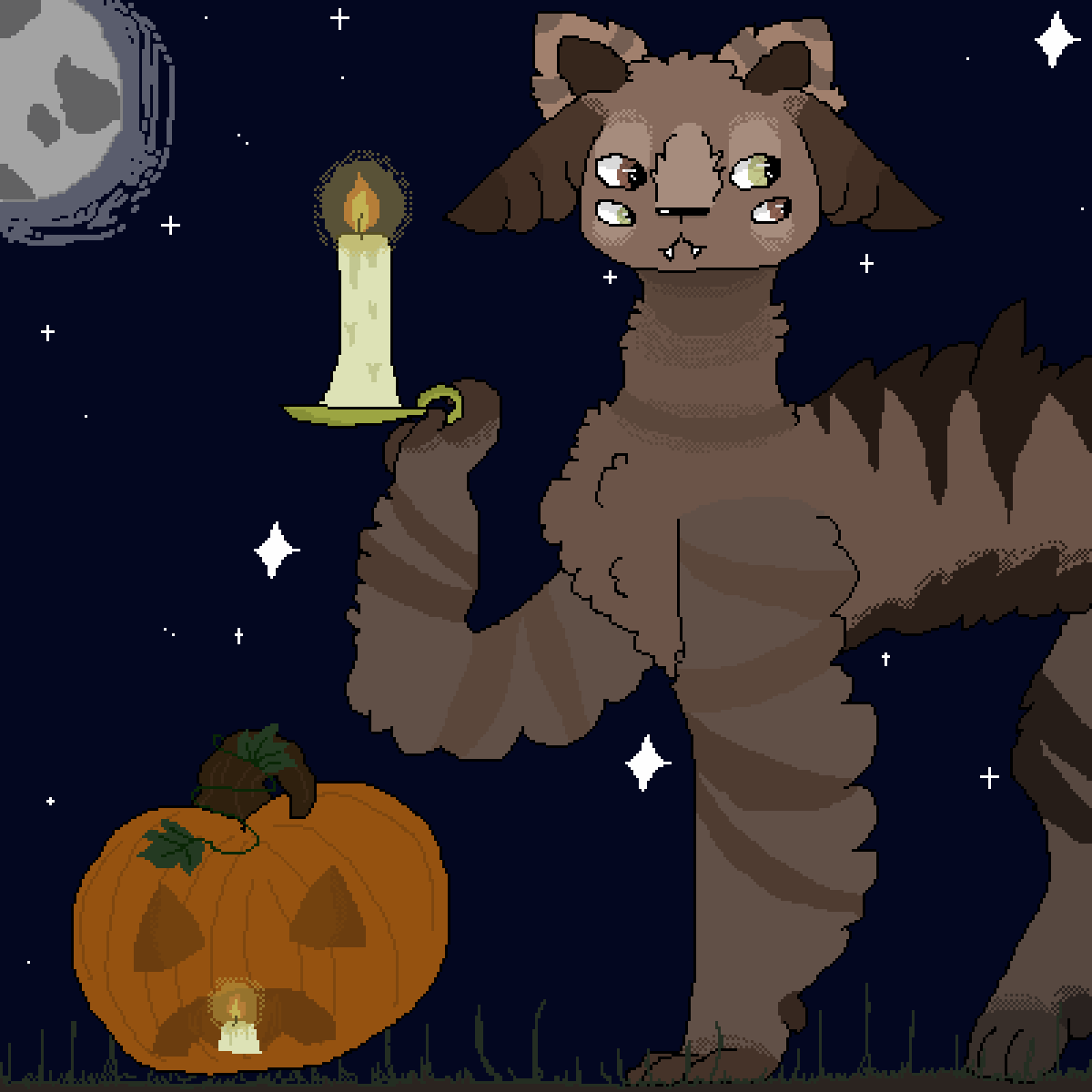 Pixilart - Spooky Night by undeadrat