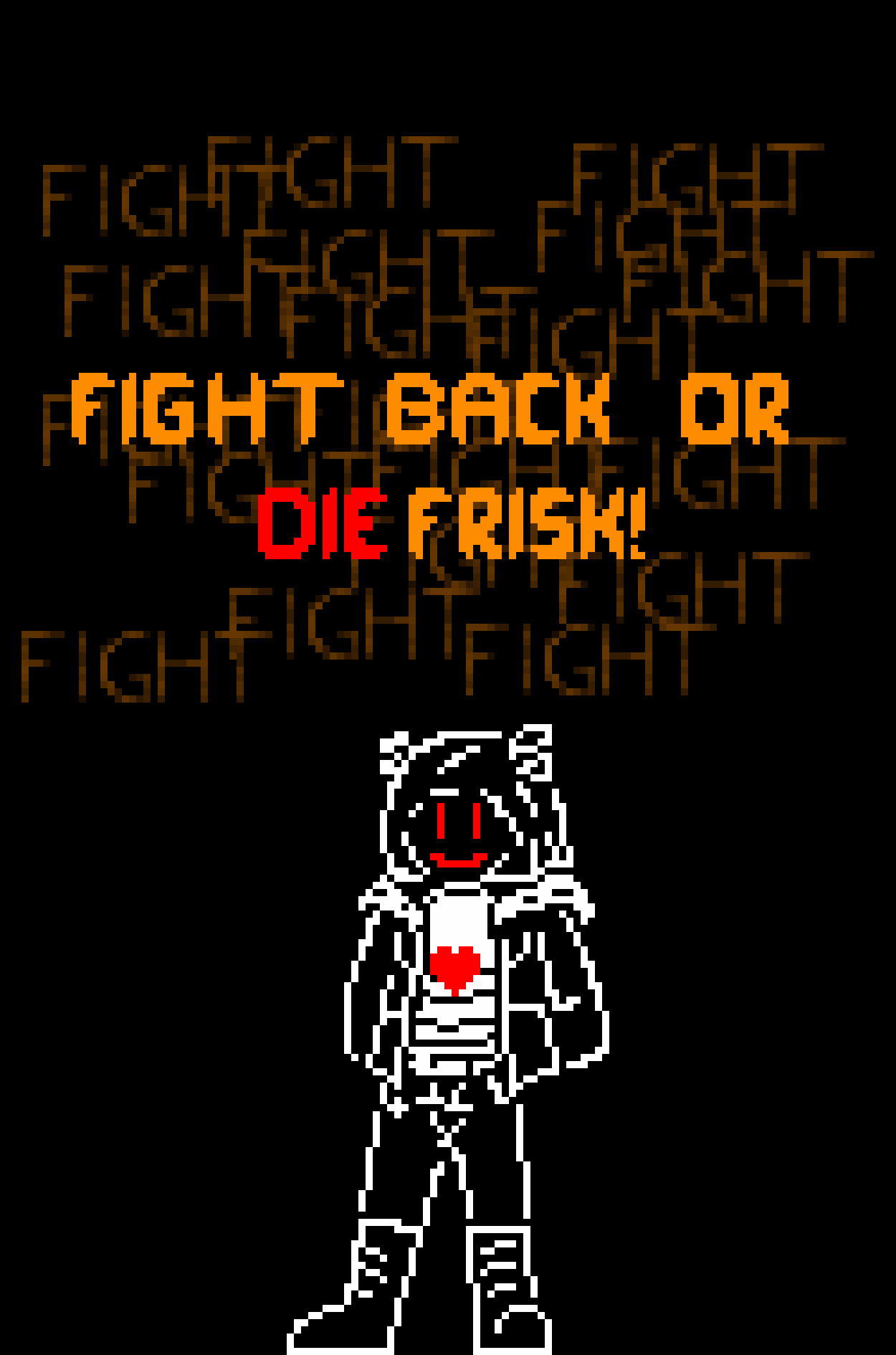 Pixilart - ALTERNATE REALITY FRISK by Titular