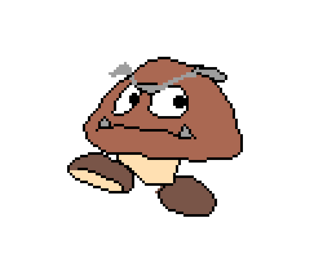 Editing Goomba - Free online pixel art drawing tool - Pixilart
