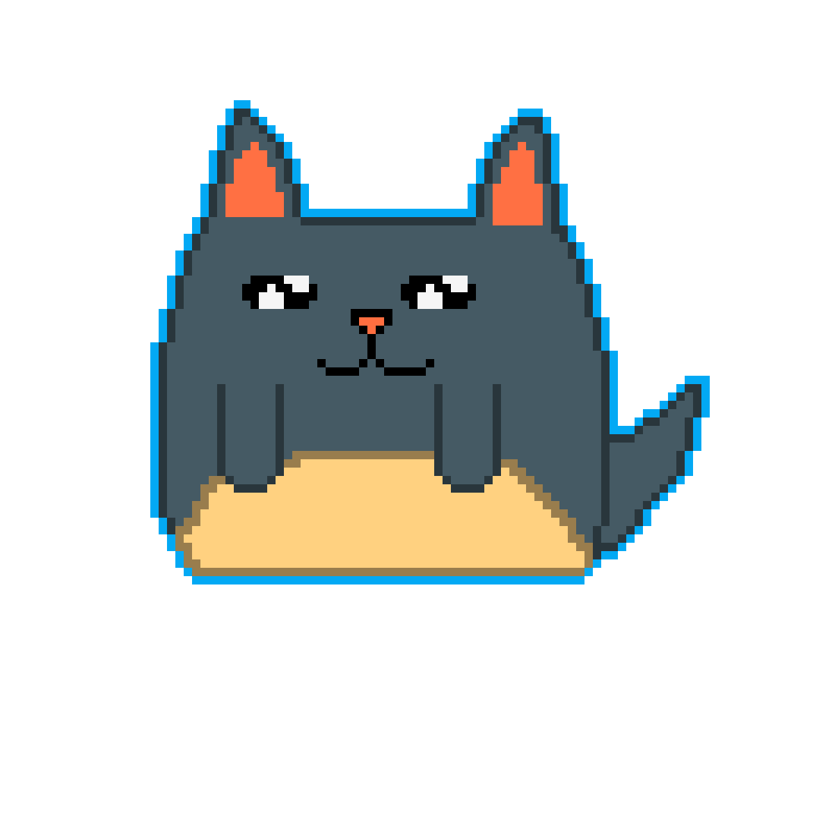 Editing cat animation 2 - Free online pixel art drawing tool - Pixilart