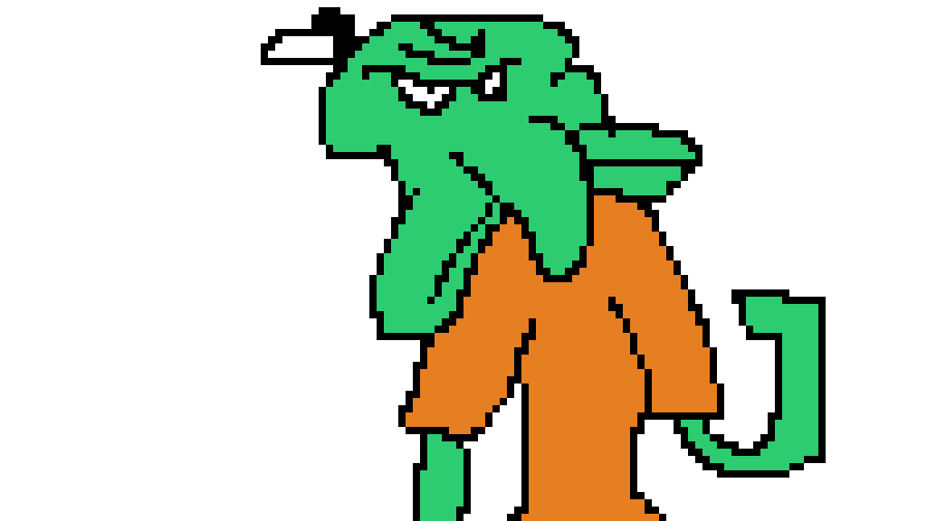 Pixilart - Calamardo enojado y feo by Calamardo