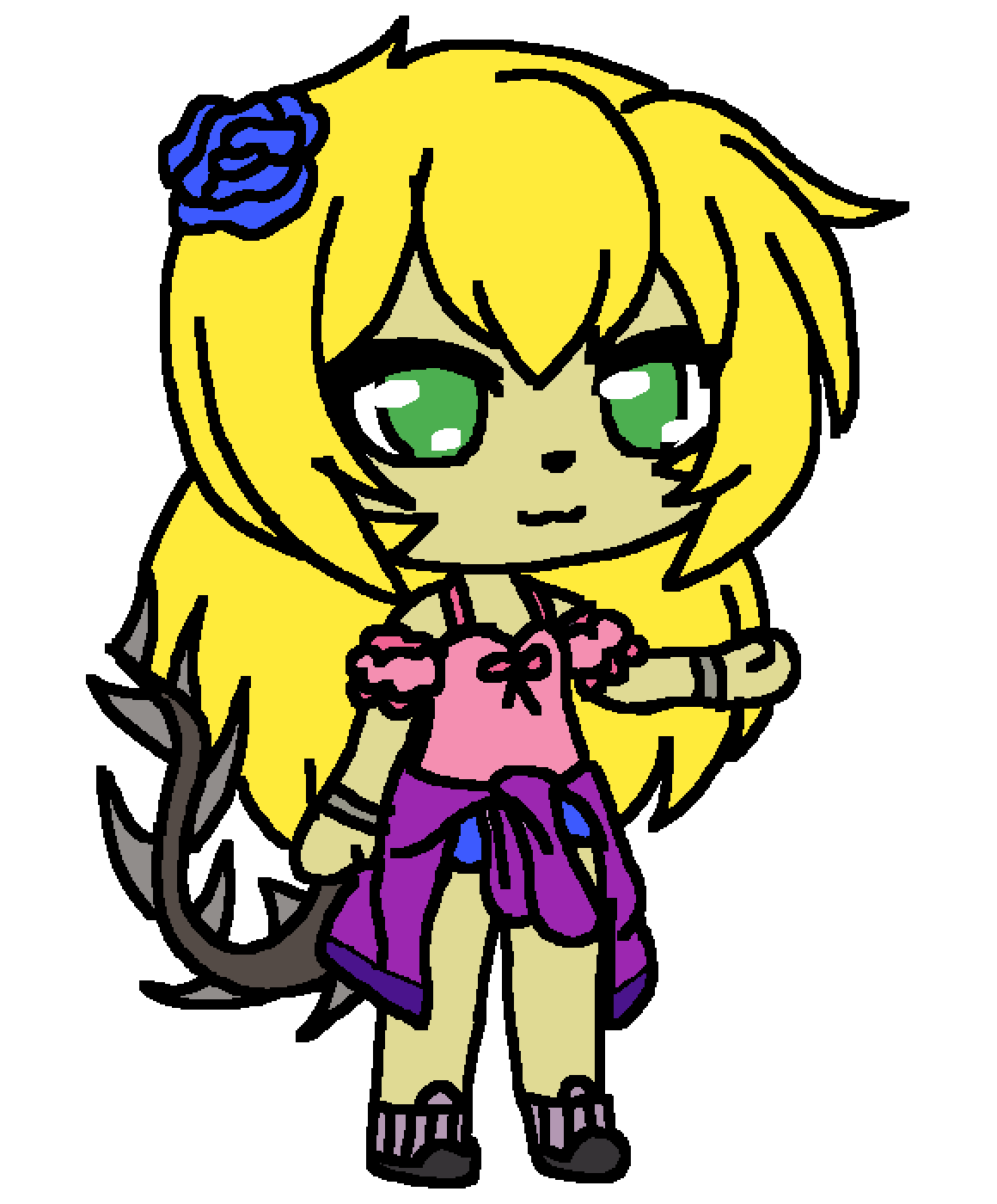 Editing gacha life - Free online pixel art drawing tool - Pixilart