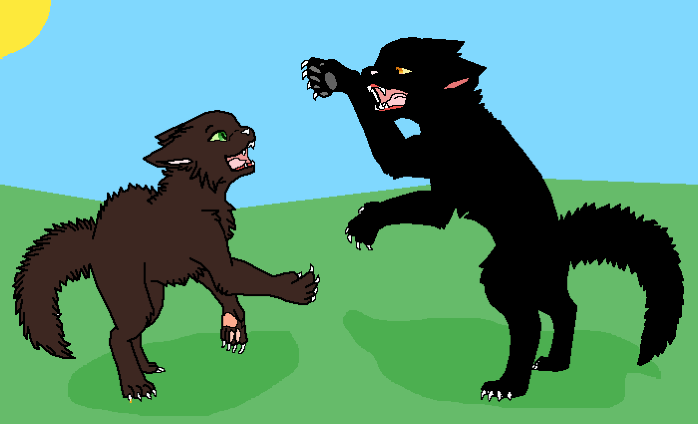 Pixilart - shadow claw v your oc by mysticalwolfeye