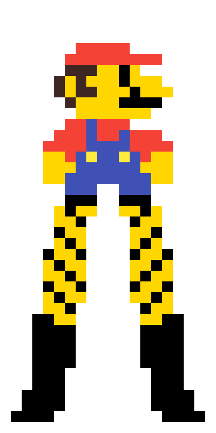 Pixilart - mario ---- legs by RADSOS