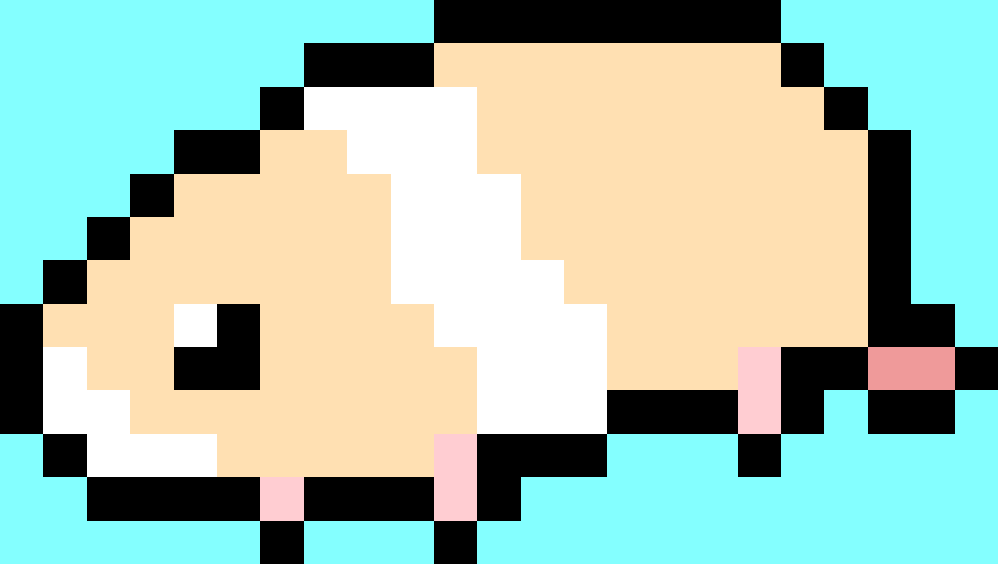 Pixilart - pixel hamster by myhuskySnow1128