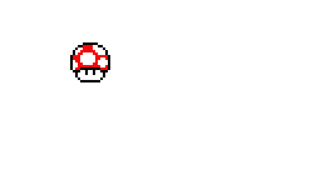 Editing Speed mushroom from marioKart - Free online pixel art drawing ...