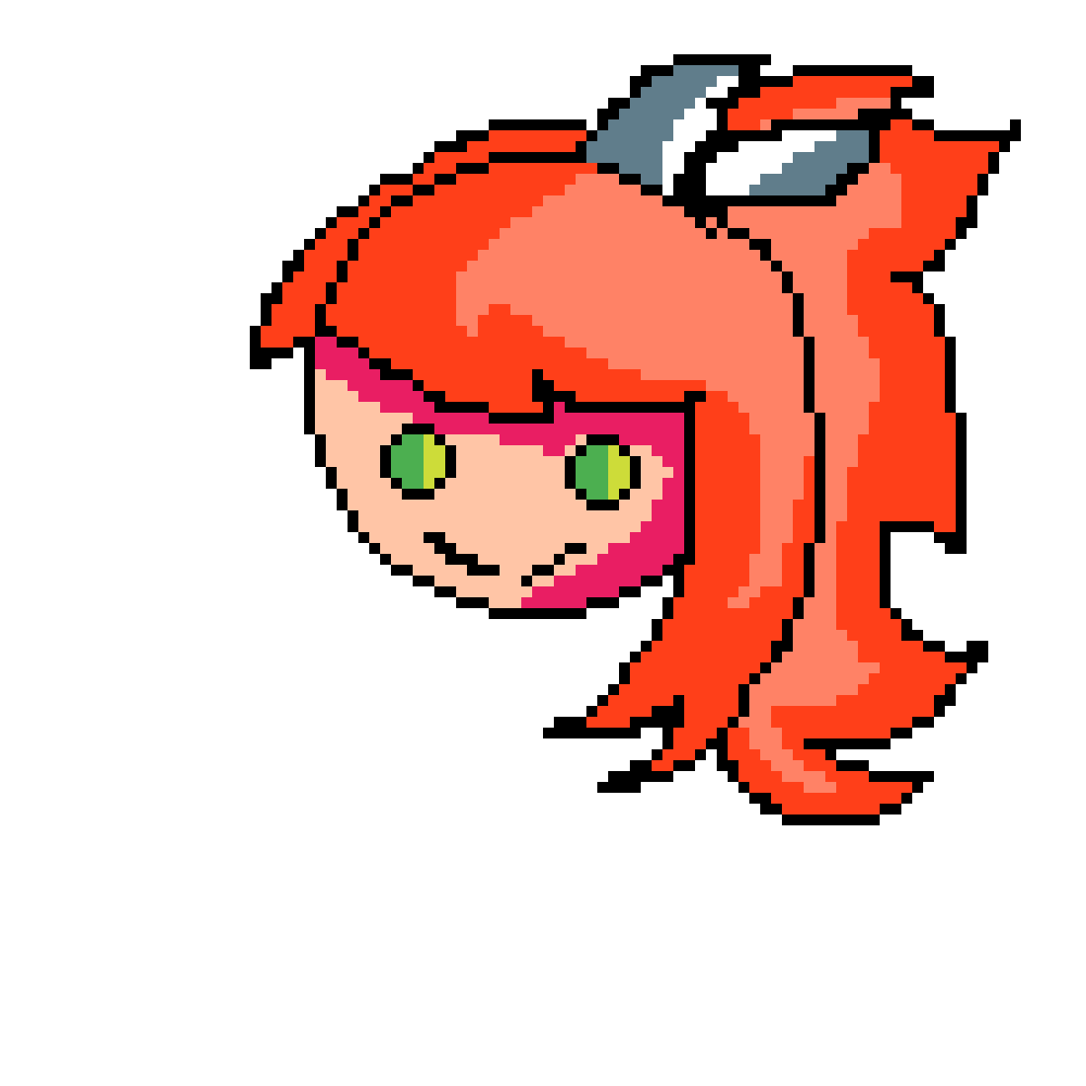 Pixilart - Pixel monika by FroggyProSwag