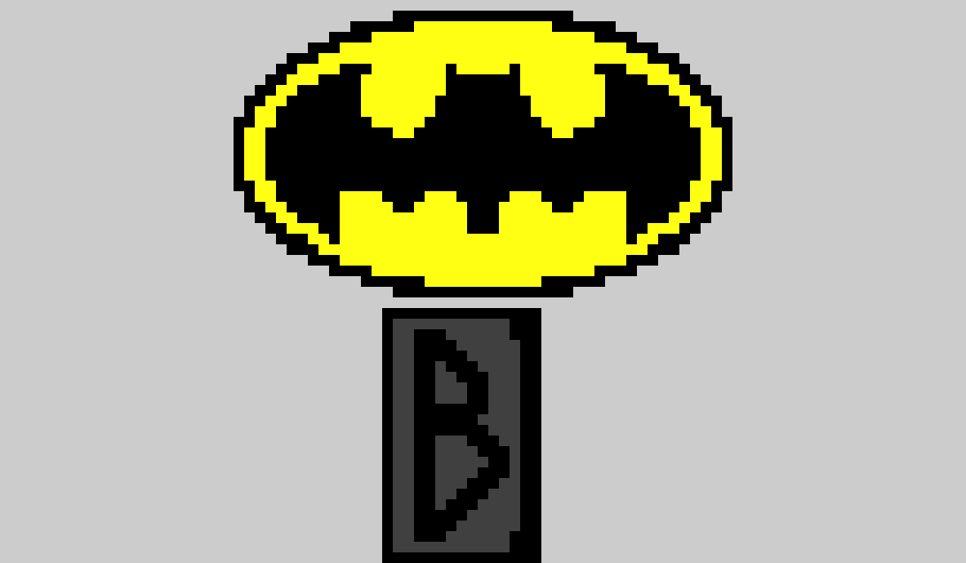 Editing Batman LOGO - Free online pixel art drawing tool - Pixilart