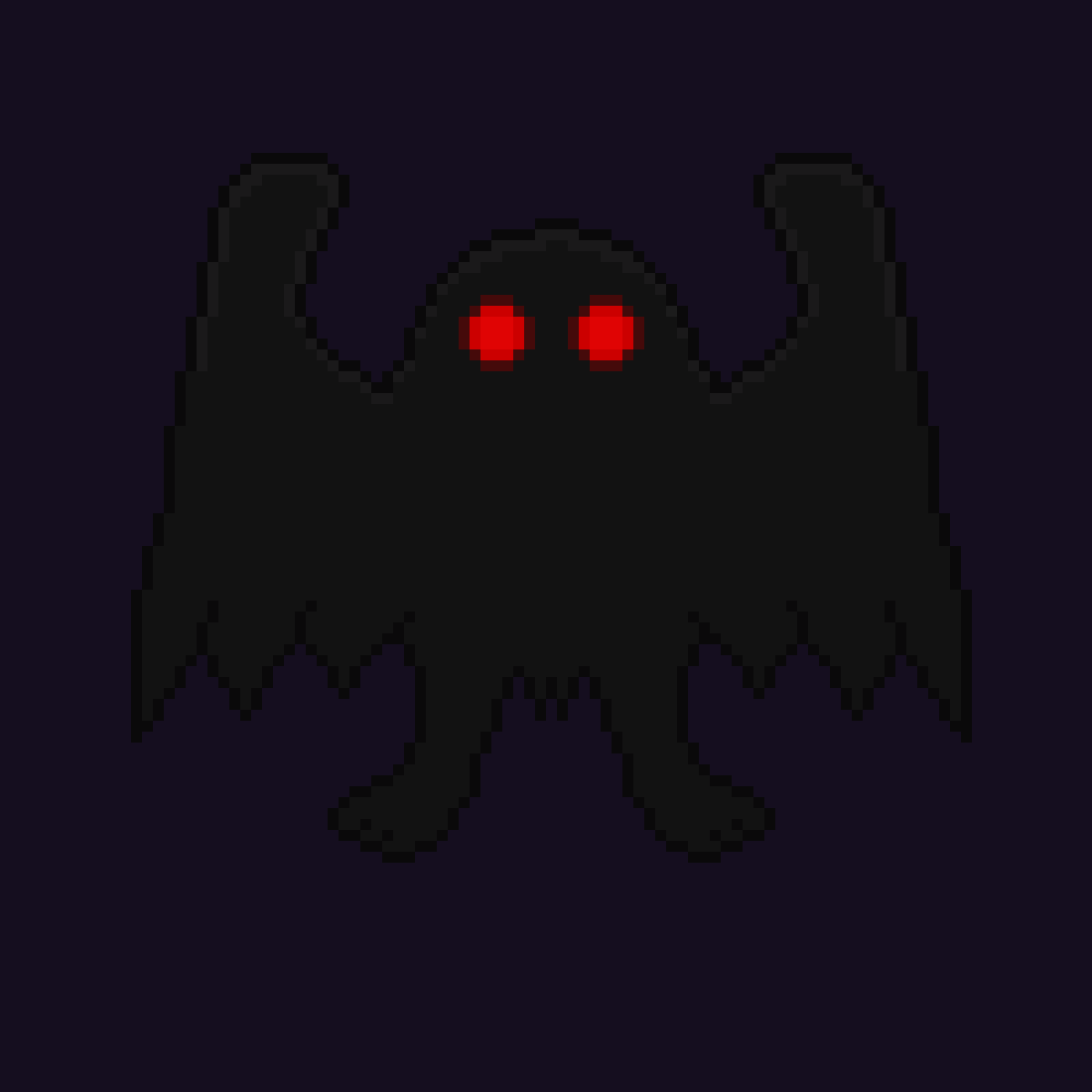 Pixilart - Mothman by Undyne-the-fish