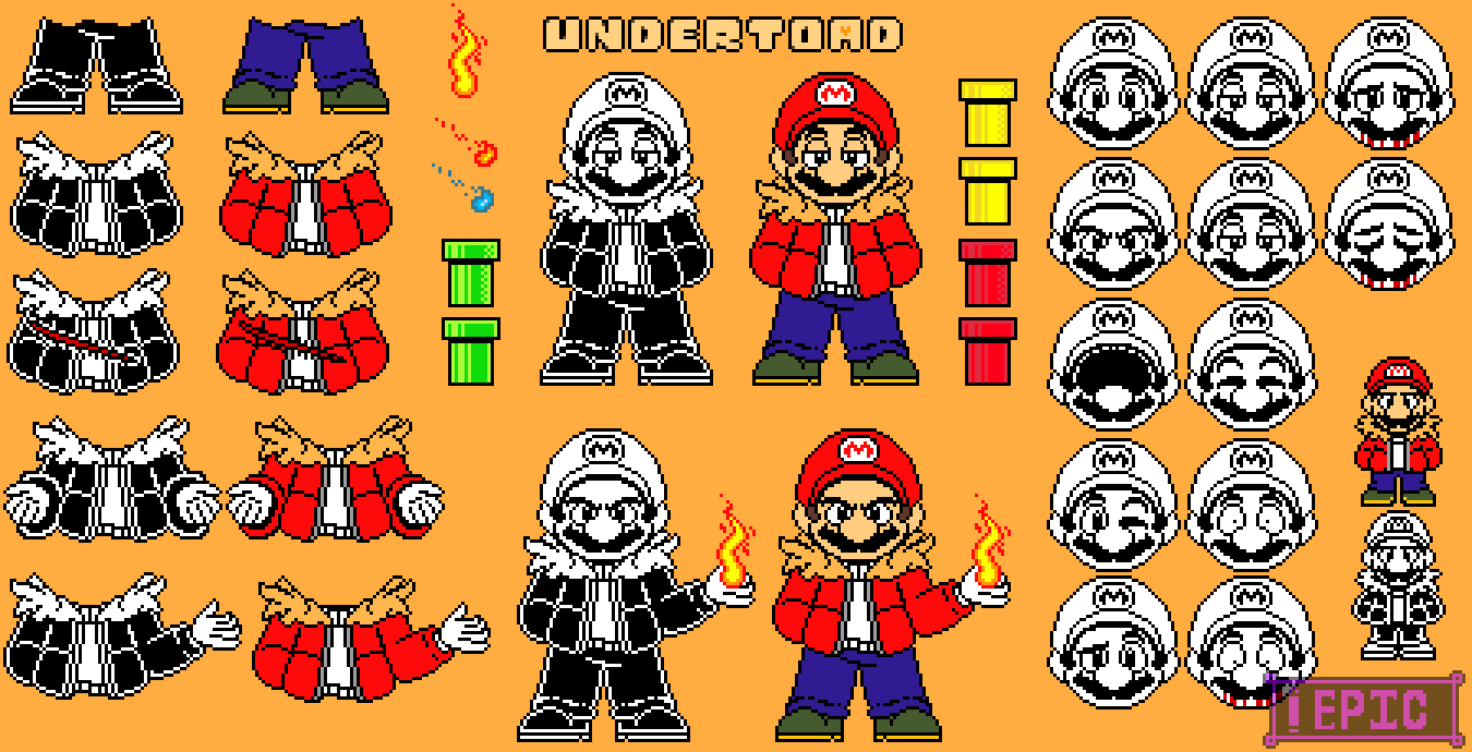 Pixilart - Undertoad Mario MyTake V2 by Epic-Artist