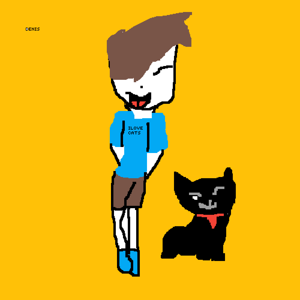 Pixilart - denis and sir meows a lot by pinkasansy Pixilart - denis and sir meows a lot by pinkasansy
