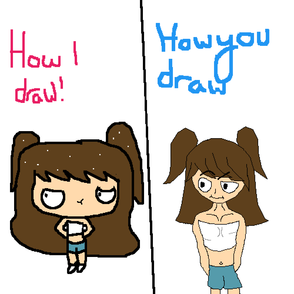 Pixilart - How i draw you by WatchClock