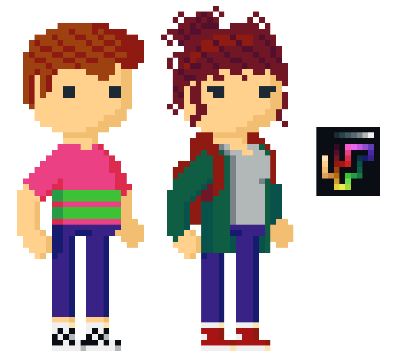 Pixilart - Character base examples by SecT-0r