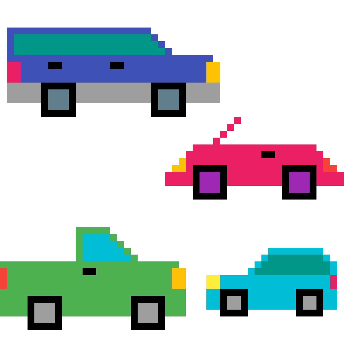 Editing Pixel Vehicle sheet 4 - Free online pixel art drawing tool ...