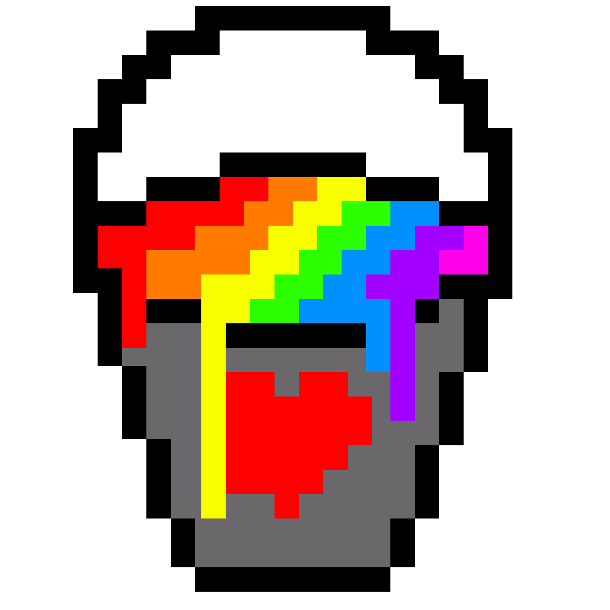 Pixilart - bucket by Kaediethayer57