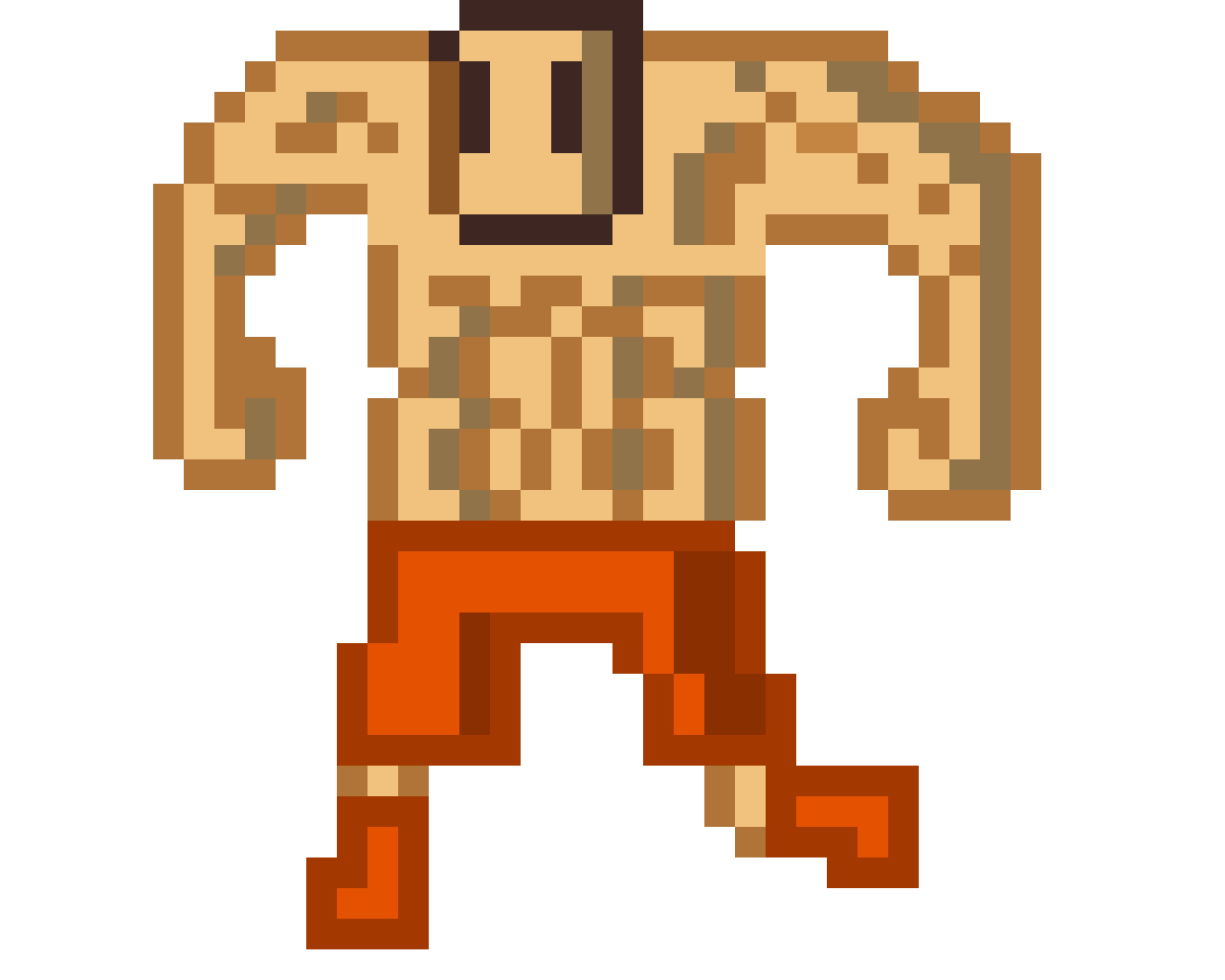 Pixilart - Big Man (run) by GiperStefan