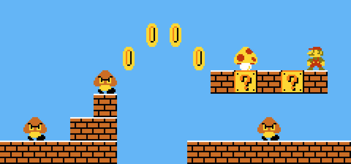 Pixilart - Super Mario Maker - Brick Platforms by BloopPopper