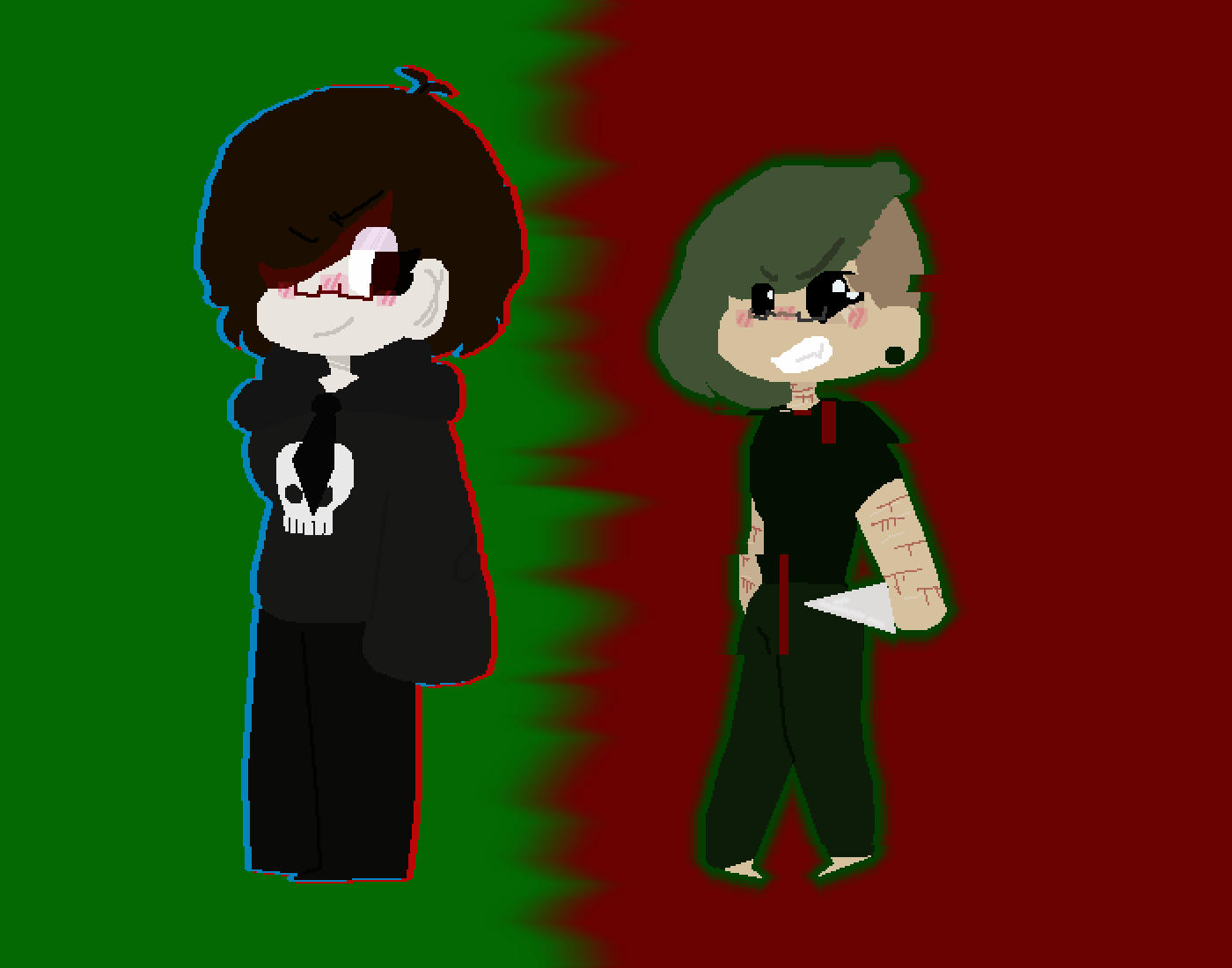 Pixilart - ~ dark and anti ~ by whyamibi