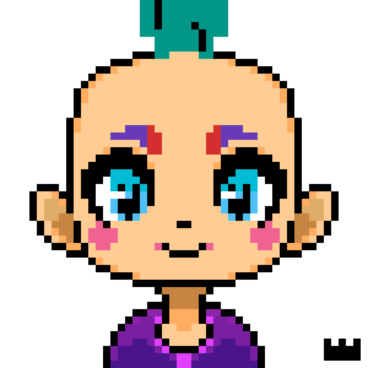 Editing MOHAWK - Free online pixel art drawing tool - Pixilart