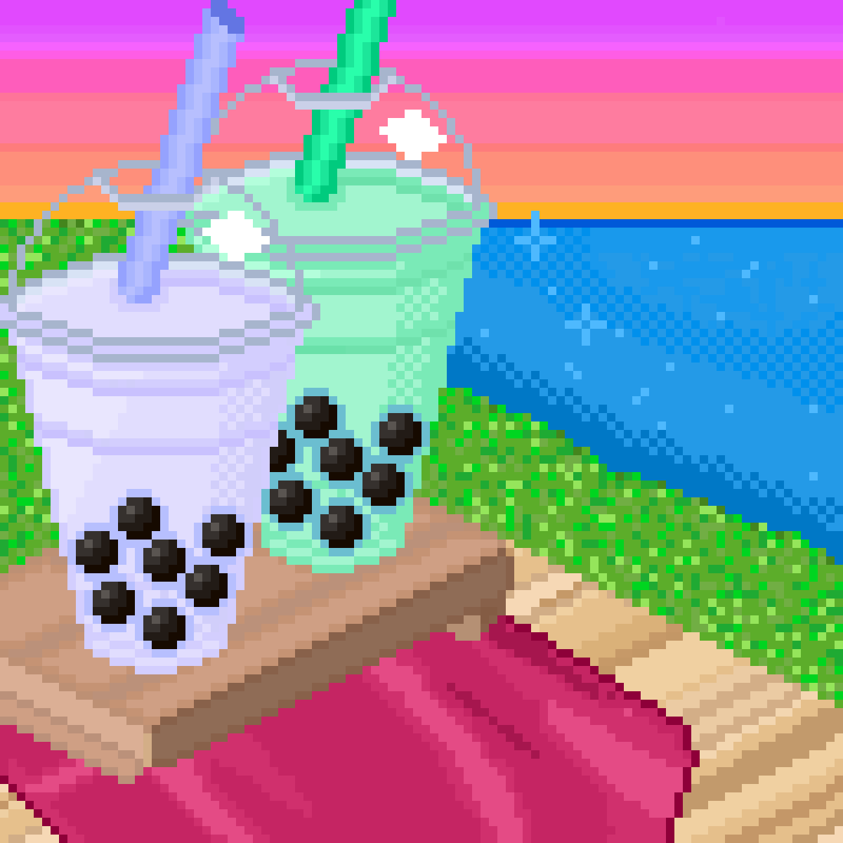 Pixilart - Share Boba With Me by SailorTamaran