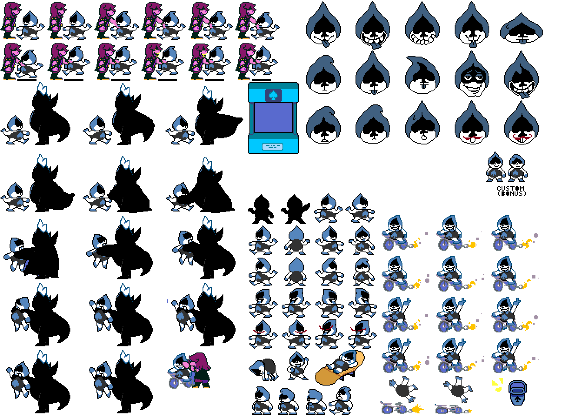 Pixilart - Lancer Sprite Sheet by Werdna-5002