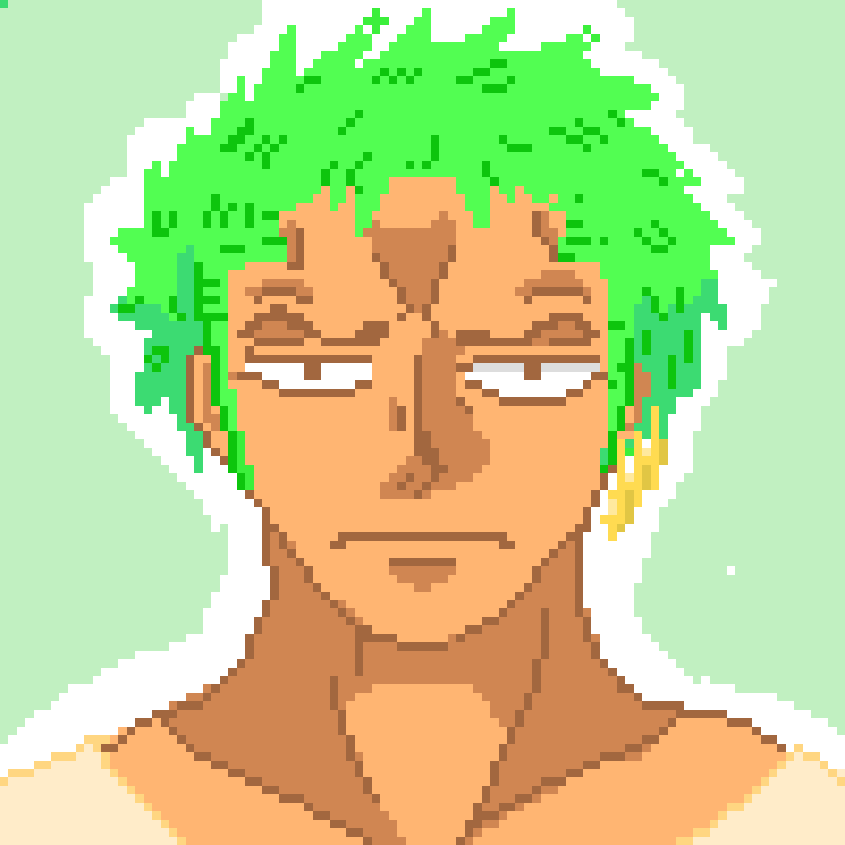 Pixilart - Roronoa Zoro by FroschFlower