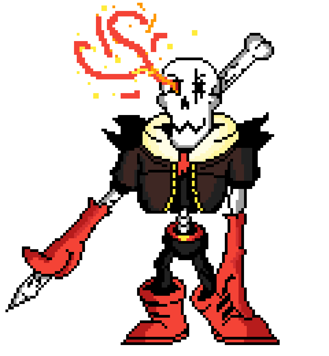 Pixilart - underfell misbelief papyrus phase 1 by fusion12345