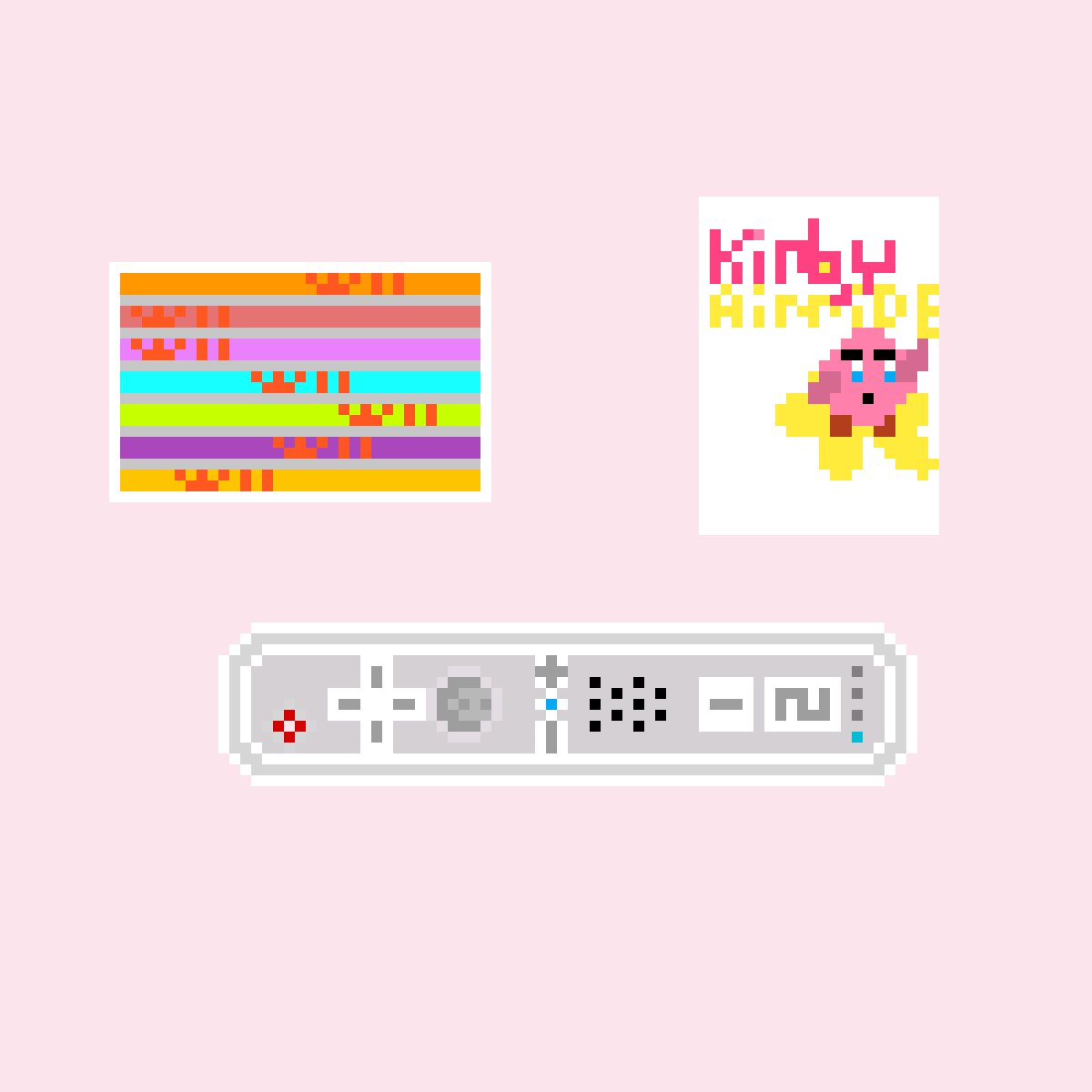 Pixilart - wii remote and games by Lovelypinapple