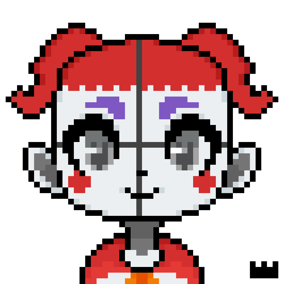 Pixilart - Circus Baby FNaF SL Chibi by 295531