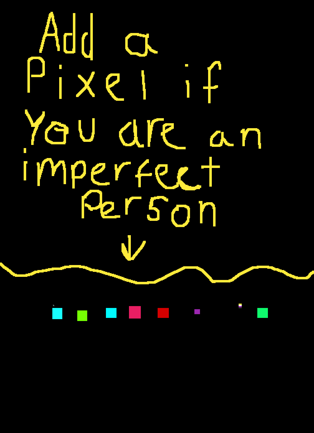 Editing Who here is imperfect - Free online pixel art drawing tool ...