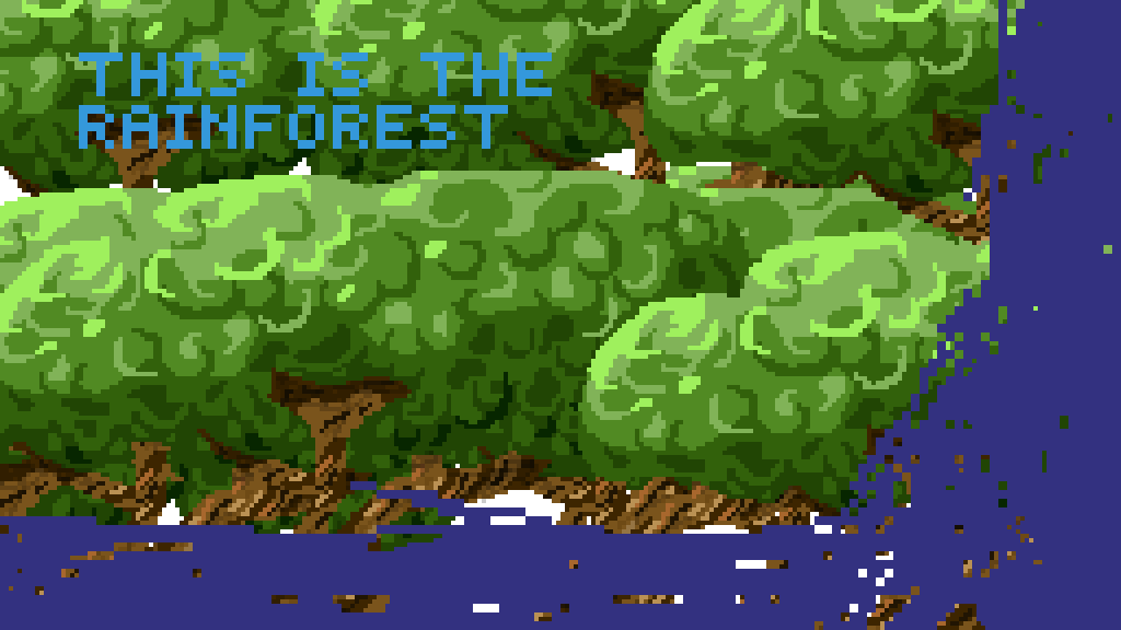 Editing the rainforest - Free online pixel art drawing tool - Pixilart