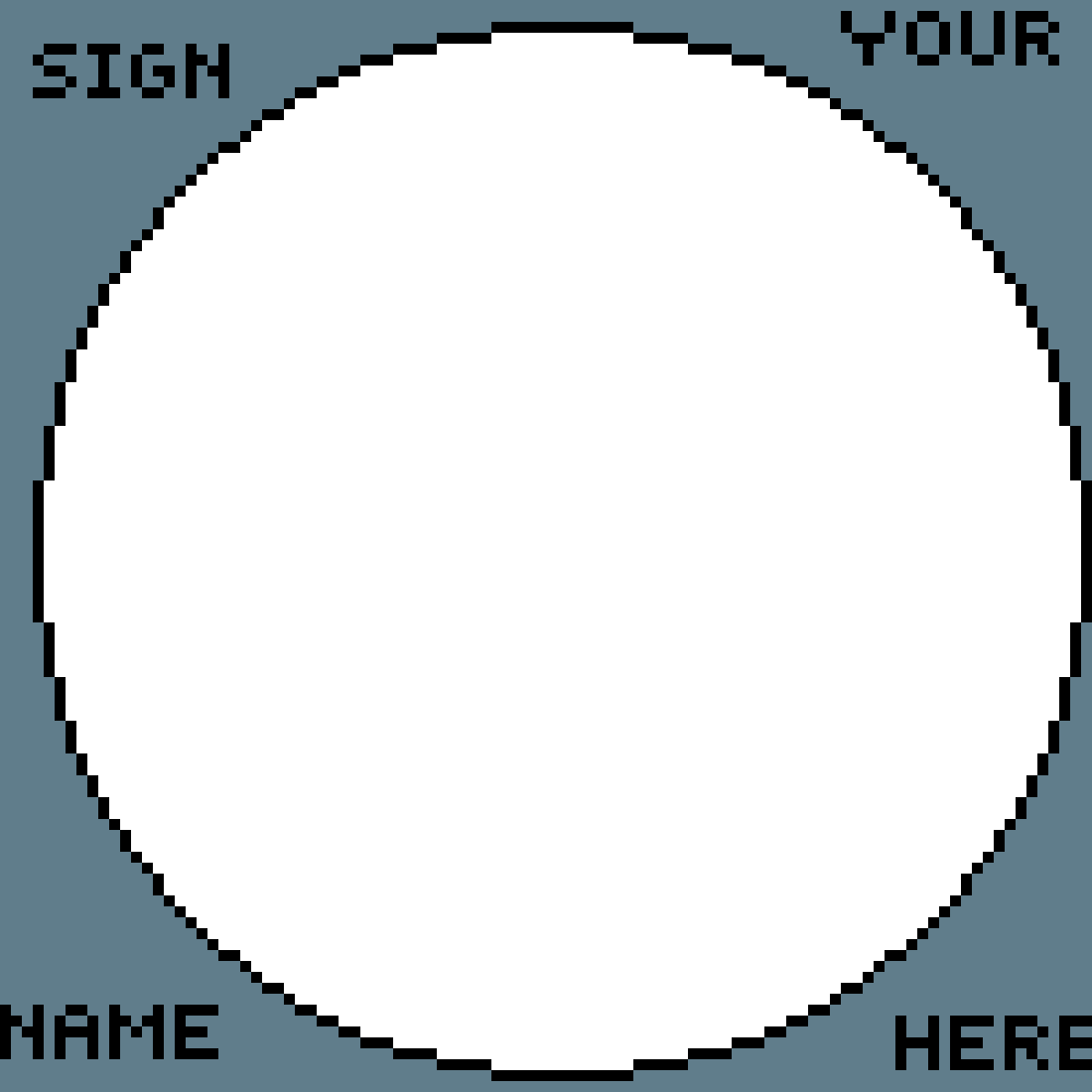 Pixilart - Sign Your Name Here by qanxii