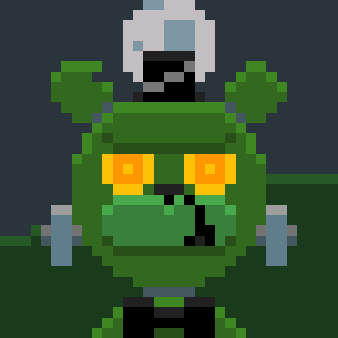 Pixilart - Dread bear by Pixel-nightmare