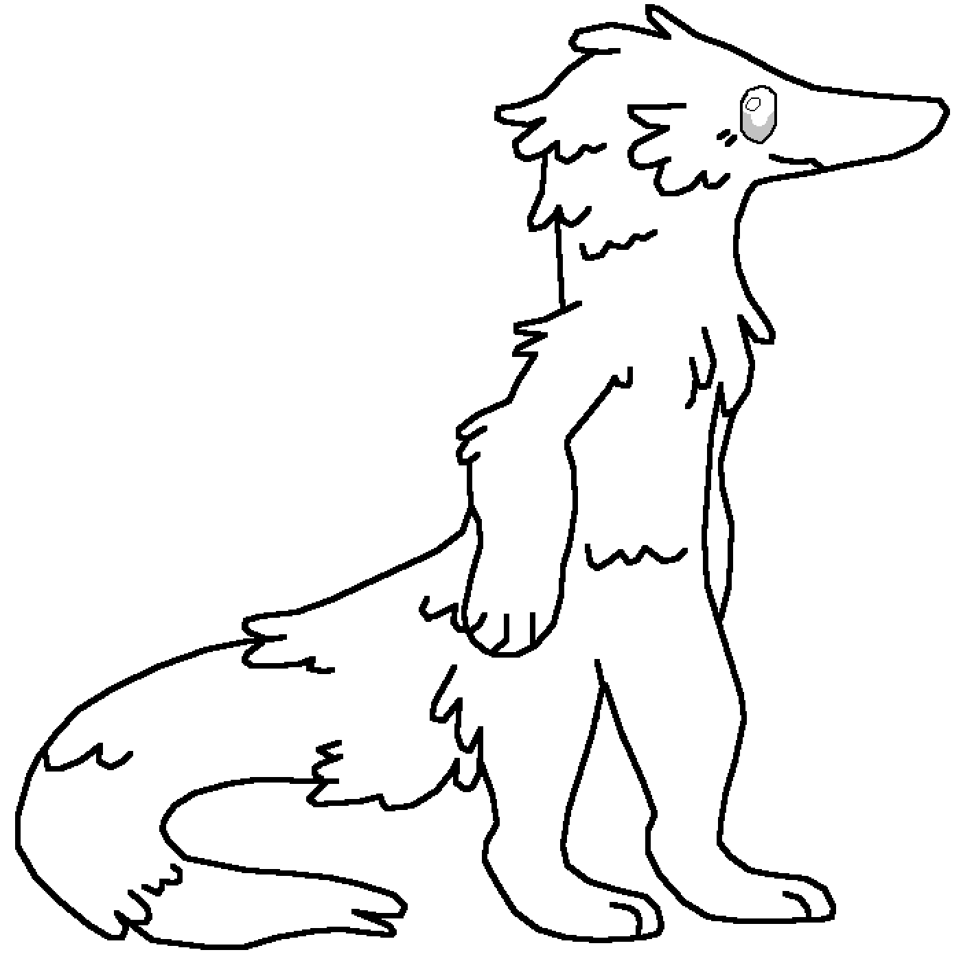 Pixilart - worm on a string anthro by BlueFox27