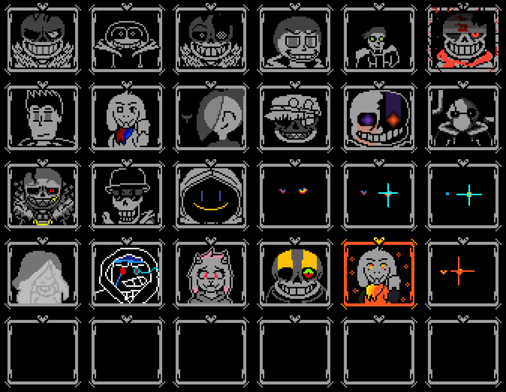 Editing My storyshift asriel oc - Free online pixel art drawing tool ...