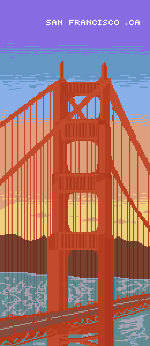 Pixilart - The golden gate by Htcvibes