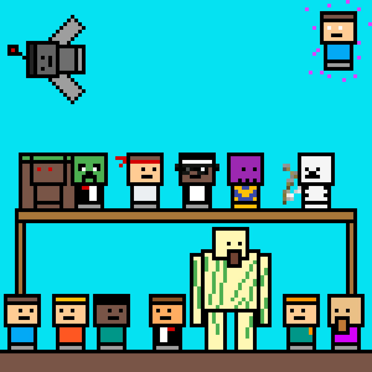 Pixilart - minecraft peeps by Rocketpups