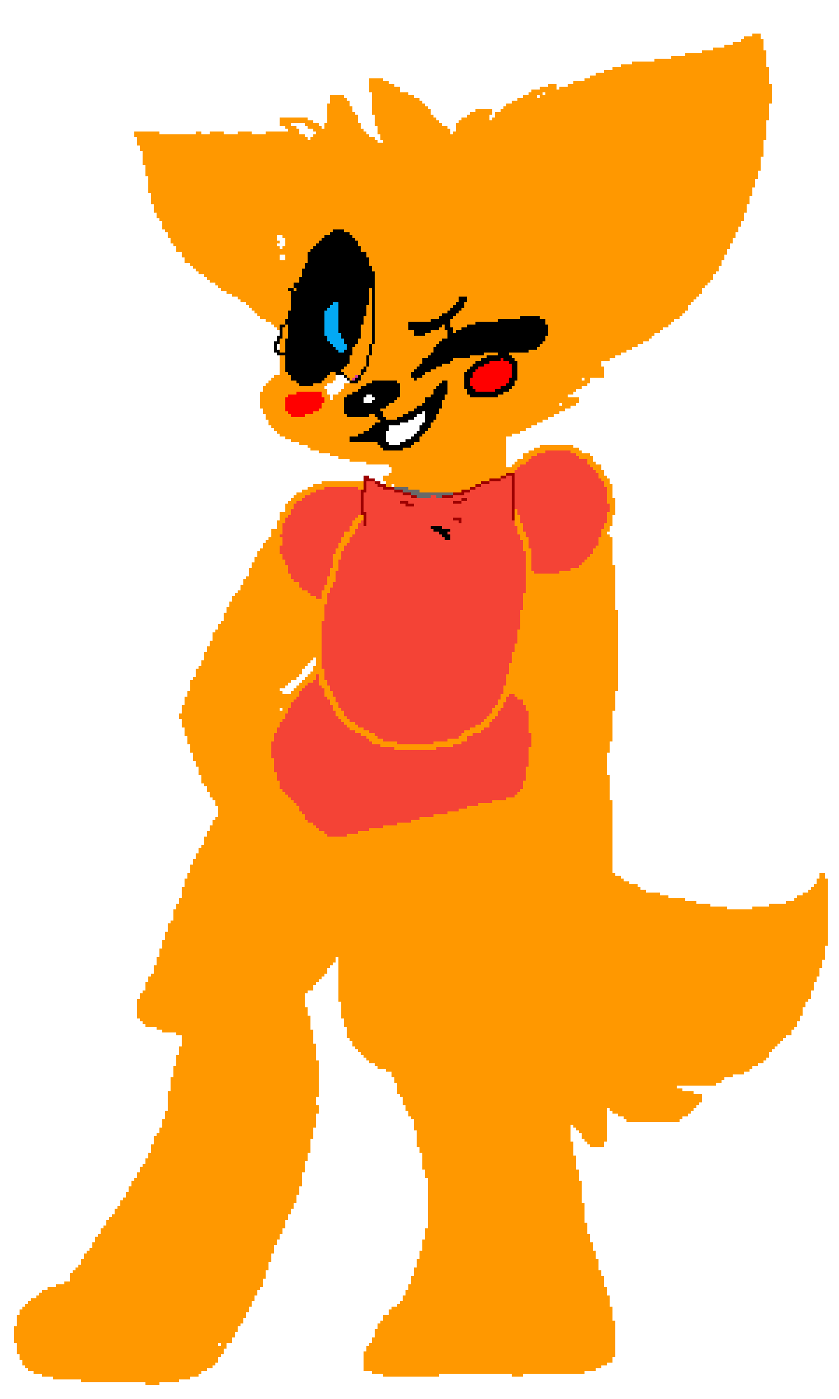 Pixilart - foxy piggy by IDKLOWSKI