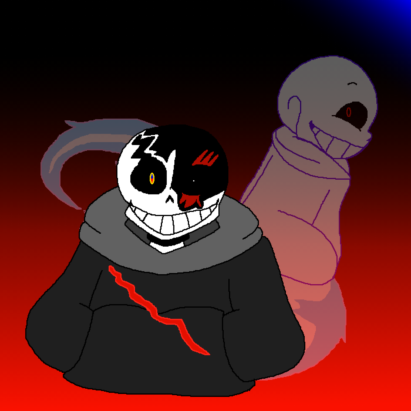 Pixilart - AH sans phase 6 by HS-and-co