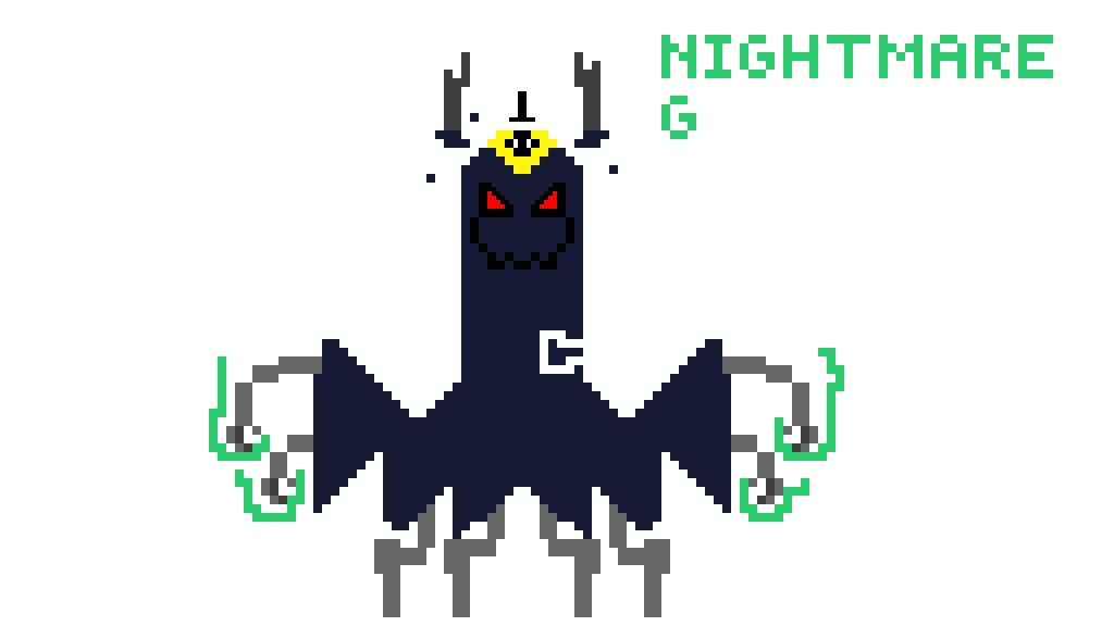 Pixilart - Nightmare G by mikele112