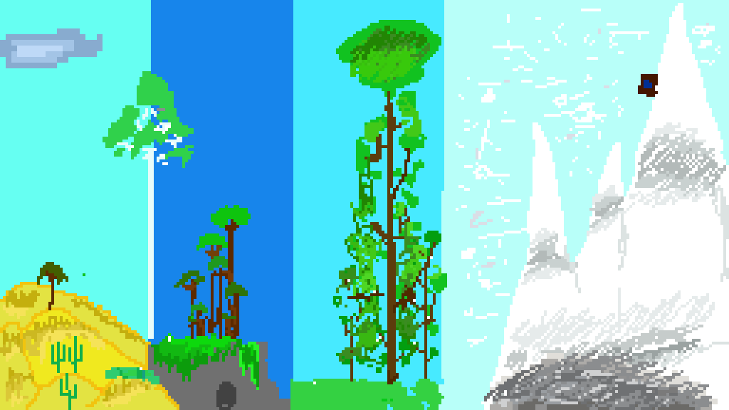 Editing worlds biomes! V2 - Free online pixel art drawing tool - Pixilart