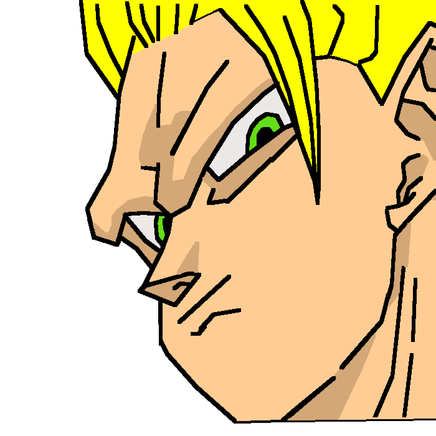 Pixilart - SSJ3 BLUE by KilluaXYzoldyck