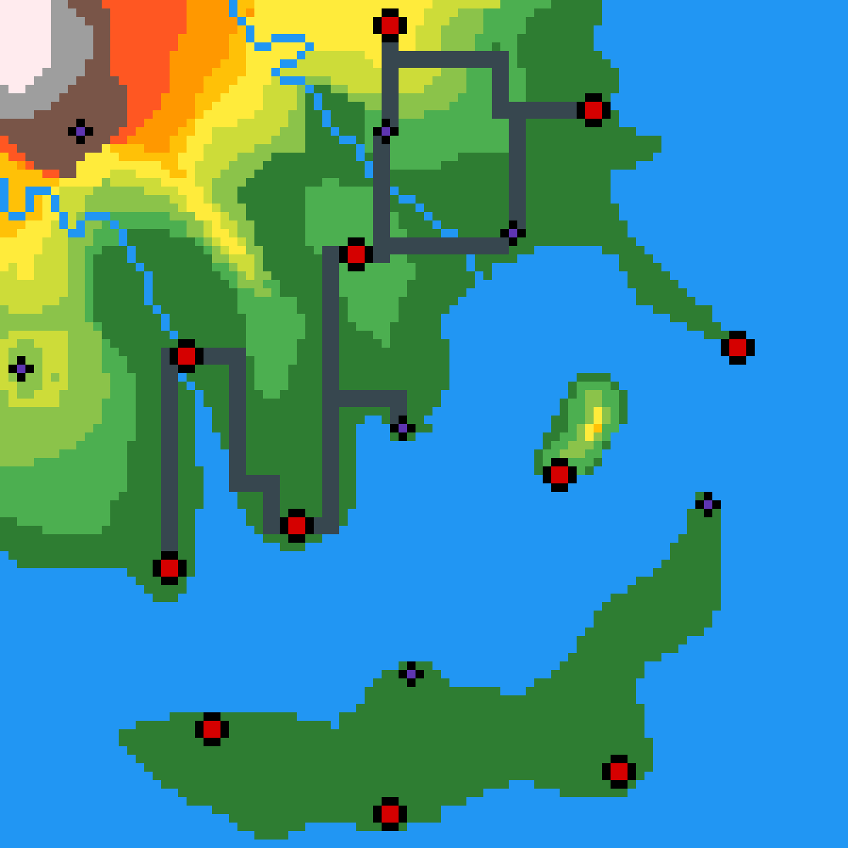 Pixilart - map test by Anonymous